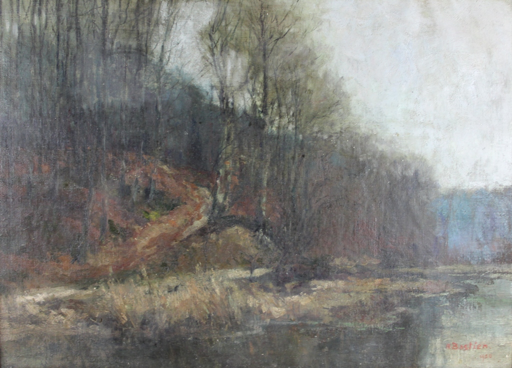 Tabgalerie - tableau « Aux environs de Bruxelles » (Alfred Bastien)