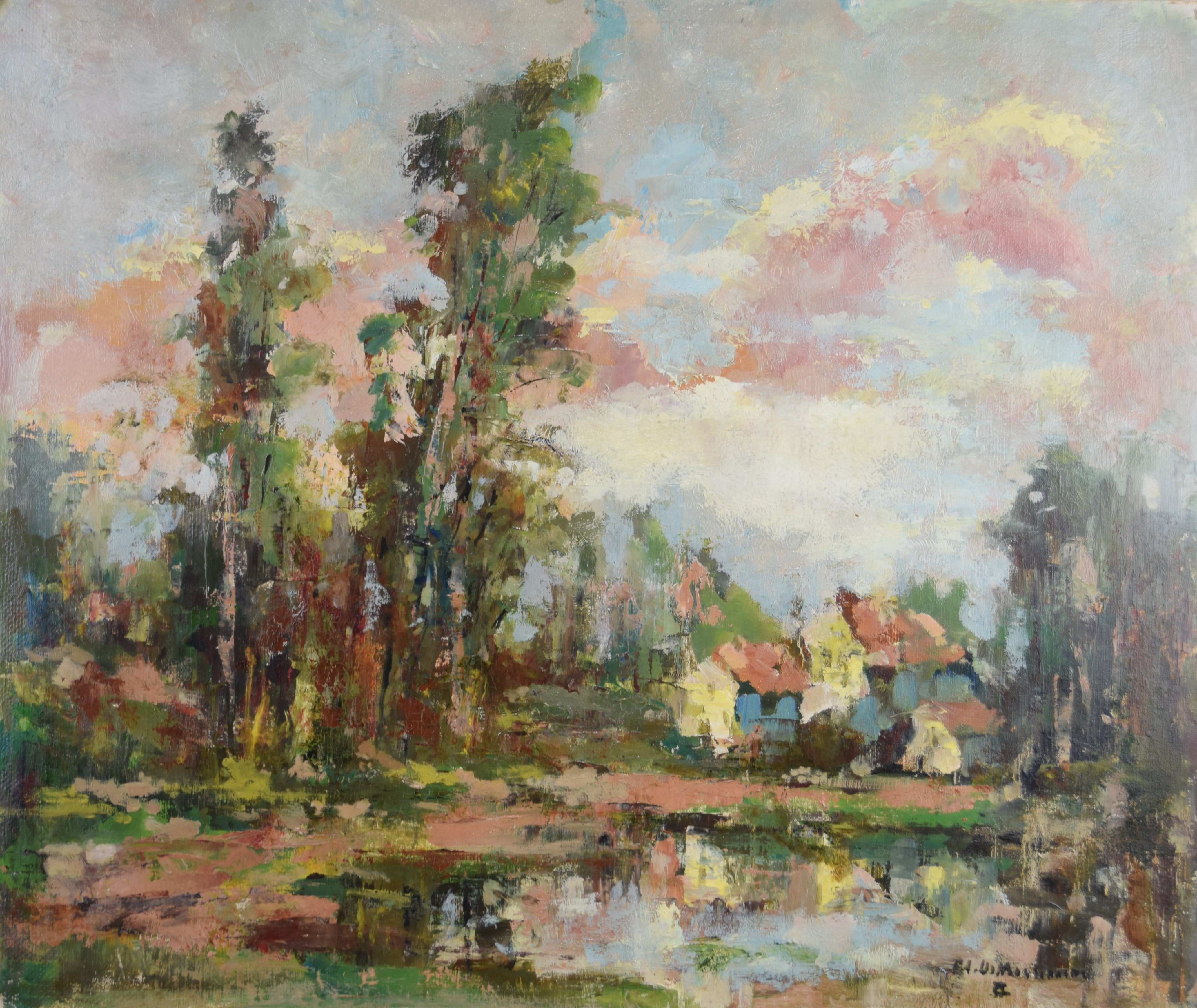 Tabgalerie - tableau « Paysage Brabançon » (Edmond De Meulenaere)